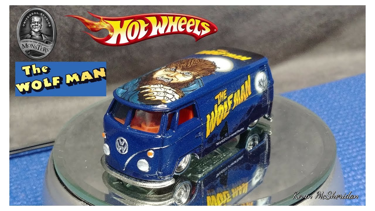 Hot wheels Universal monsters The Wolfman VW T1 panel van! - YouTube
