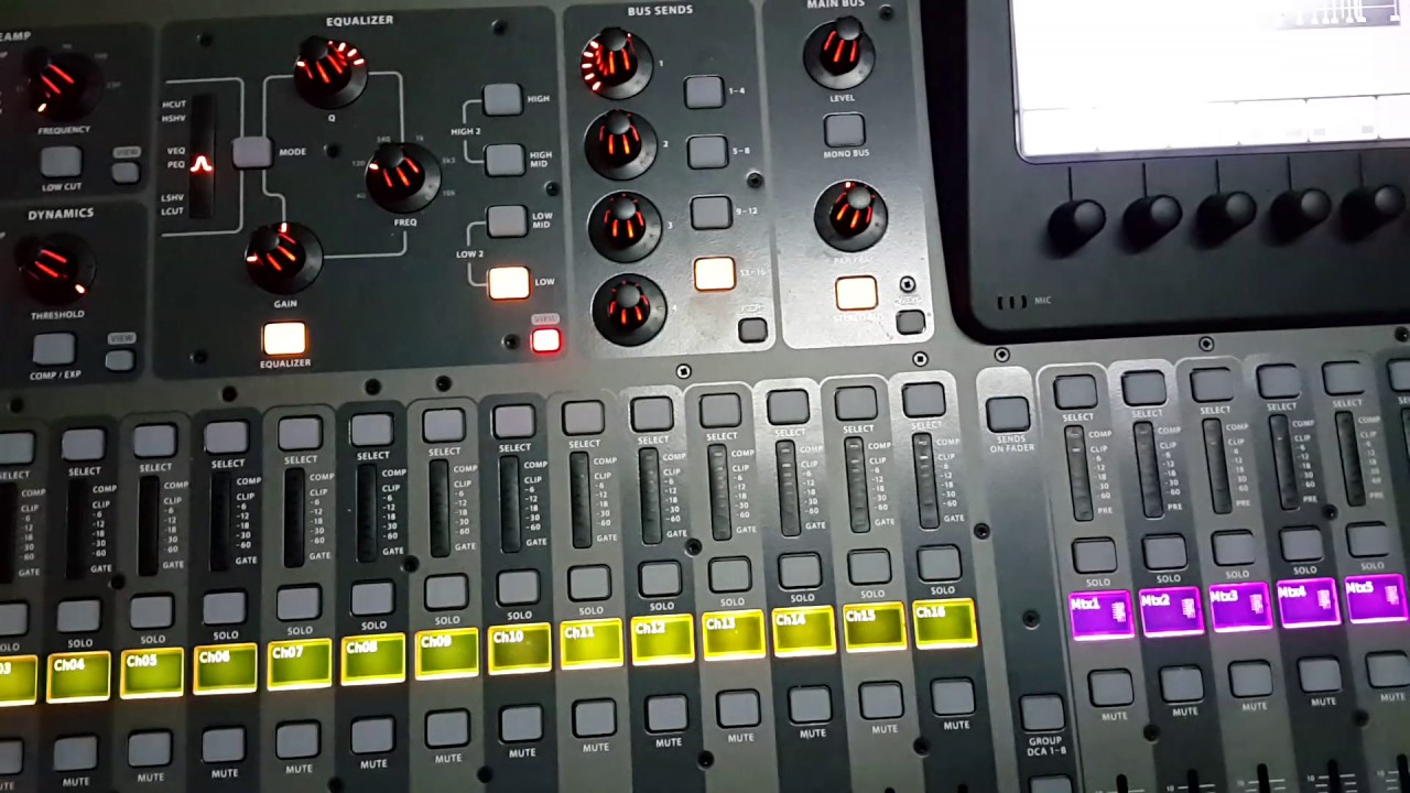 Behringer x32 fx - YouTube