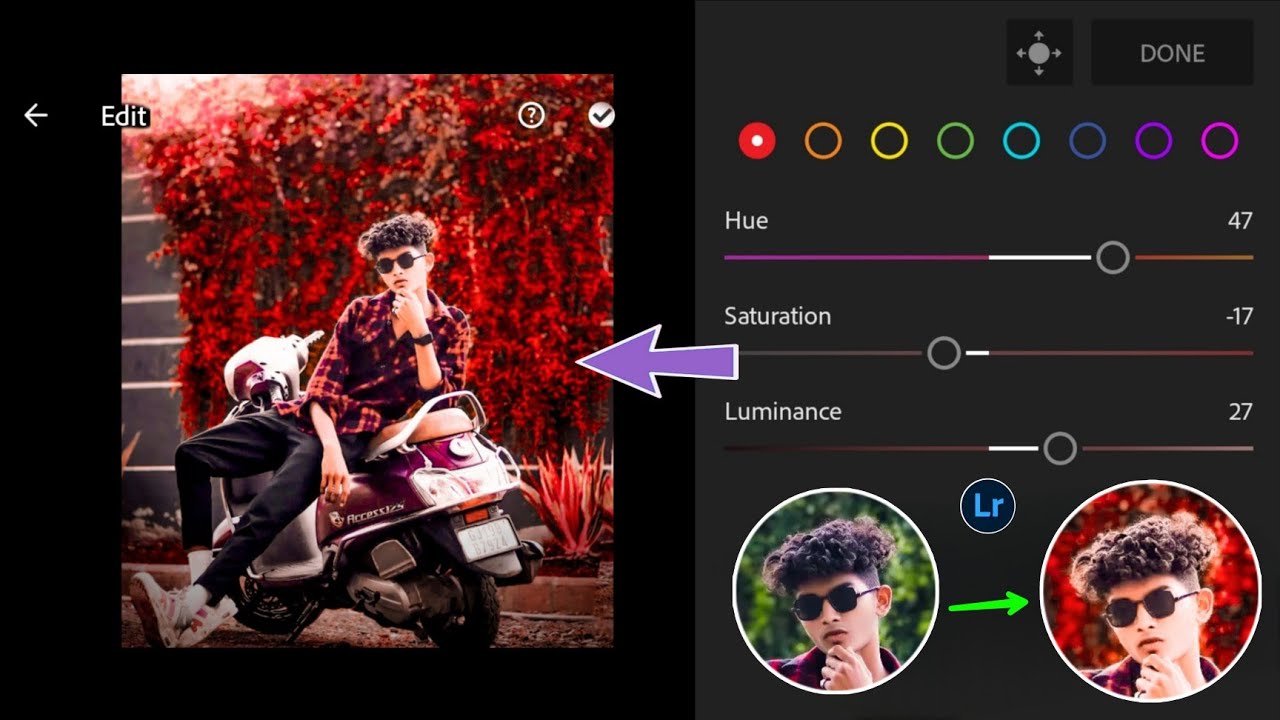 Black And Red Tone Effect Lightroom Photo Editing | Lr Presets Download ...