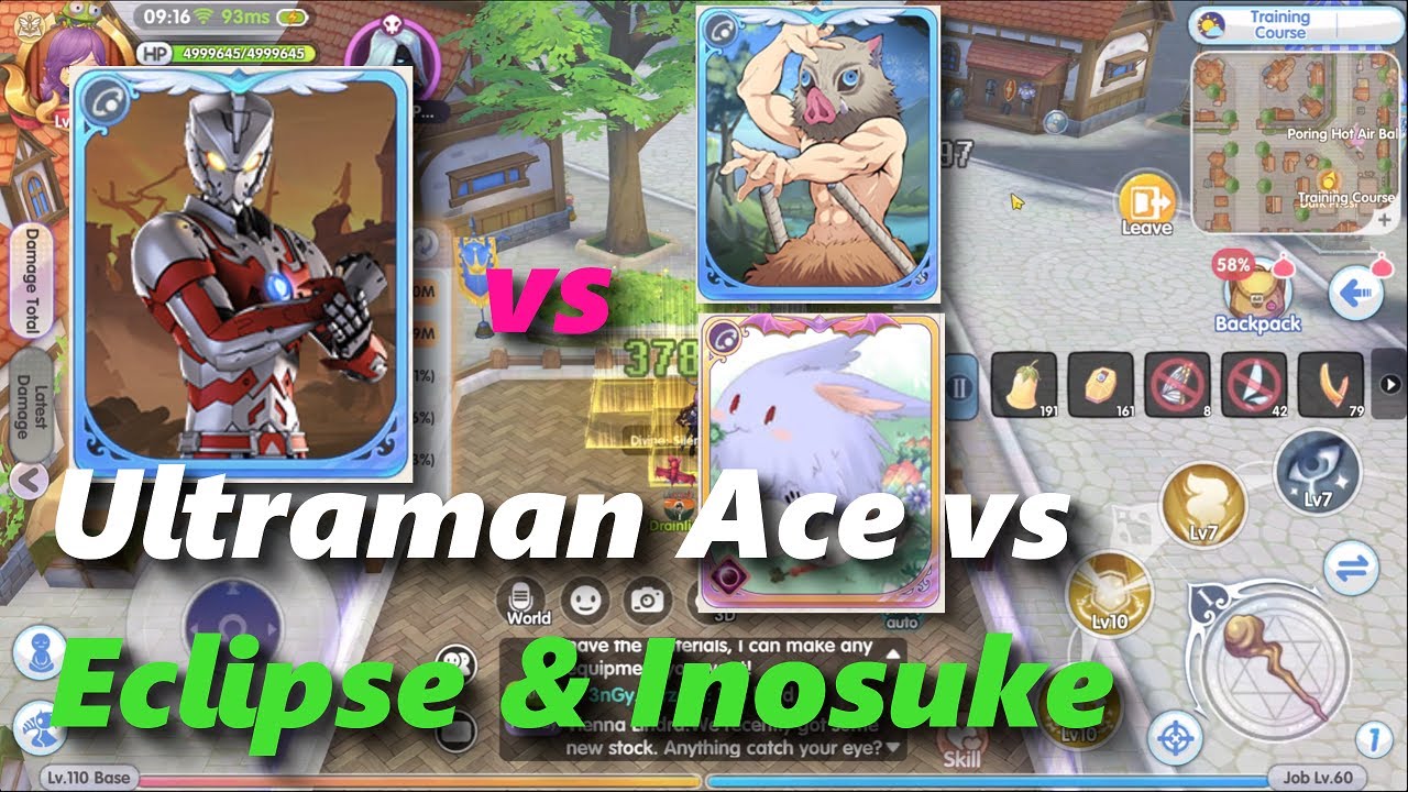 Ultraman Ace vs Eclipse & Inosuke Card | rox | Ragnarok X: Next ...
