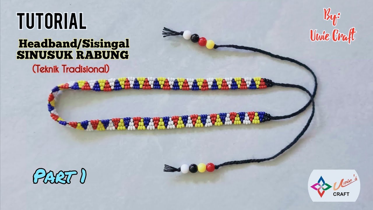BEADING TUTORIAL: Part 1: How to make SISINGAL (Headband) SINUSUK ...