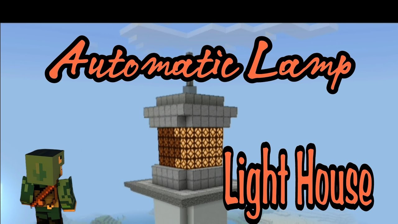 Minecraft - Tutorial Automatic lighthouse lamp - YouTube