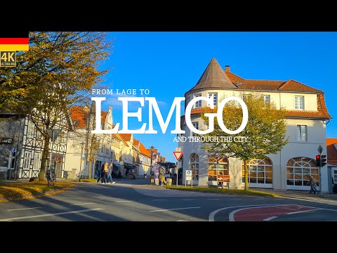 4K Drive From Lage To Lemgo And Through The City OWL Kreis Lippe Germany 4K