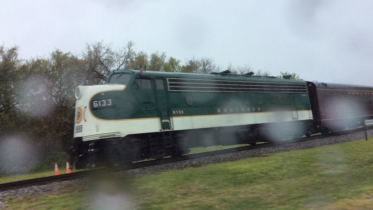 NC Transportation museum Train with Southern FP7 6133 - YouTube
