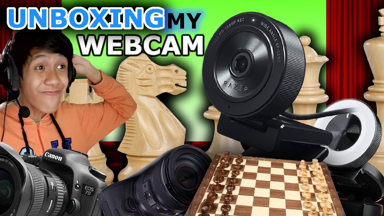 KIYO X Razor UNBOXING my NEW COMPUTER CAMERA | Chess.com - YouTube