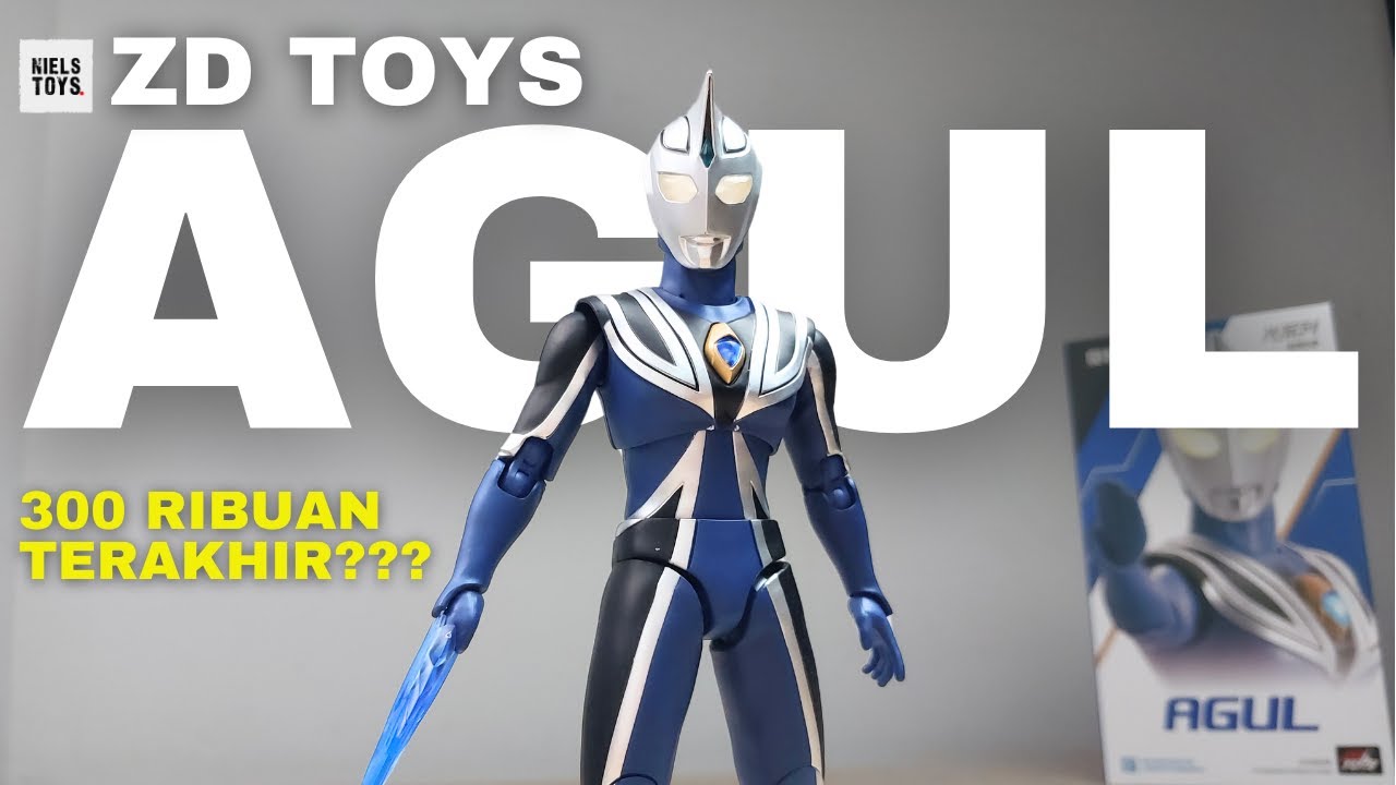 ULTRAMAN 300 RIBUAN TERAKHIR??? INI DIA REVIEW ZD TOYS ULTRAMAN AGUL V1 ...