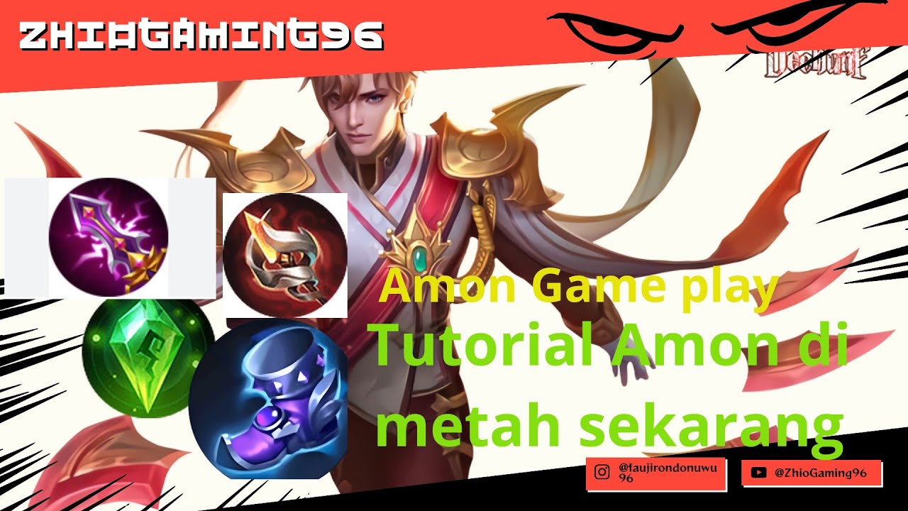 Amon Game play mobile legends || Tutorial Amon di metah sekarang 2023‼️ ...
