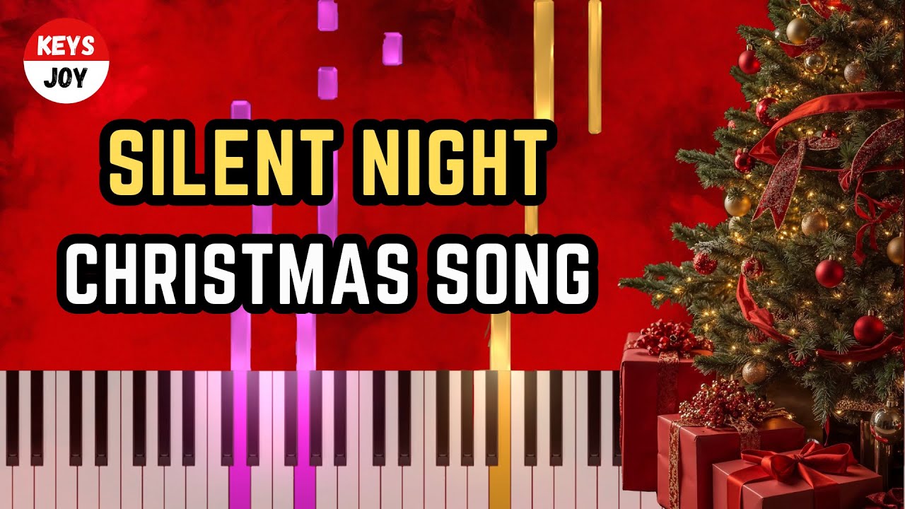 🎹 Silent Night - Traditional Christmas Carol | EASY Piano and Keyboard ...
