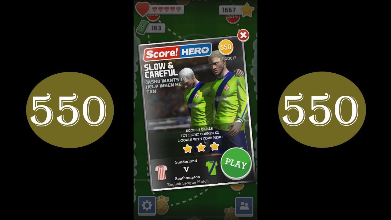 Score Hero - level 550 - 3 stars - YouTube