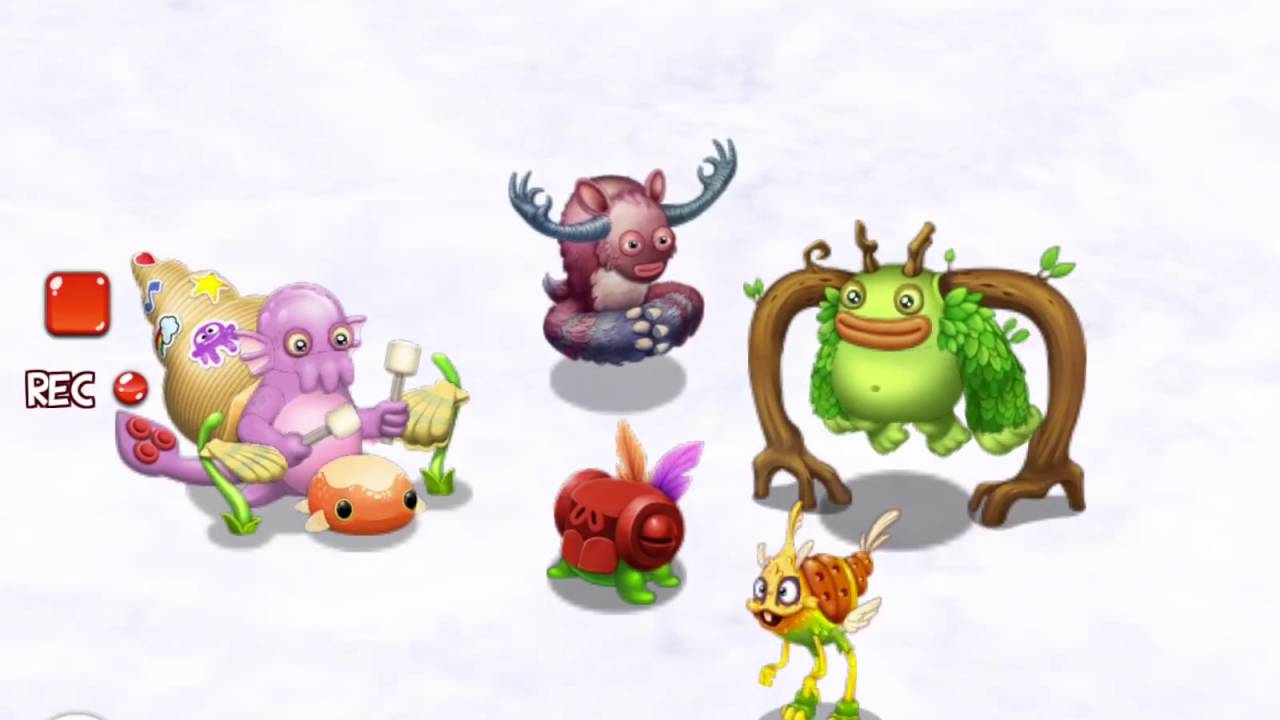 All four element monsters - YouTube