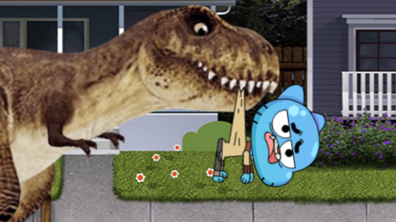 The Amazing World of Gumball: The Gumball Games - Don't Race A T-Rex ...