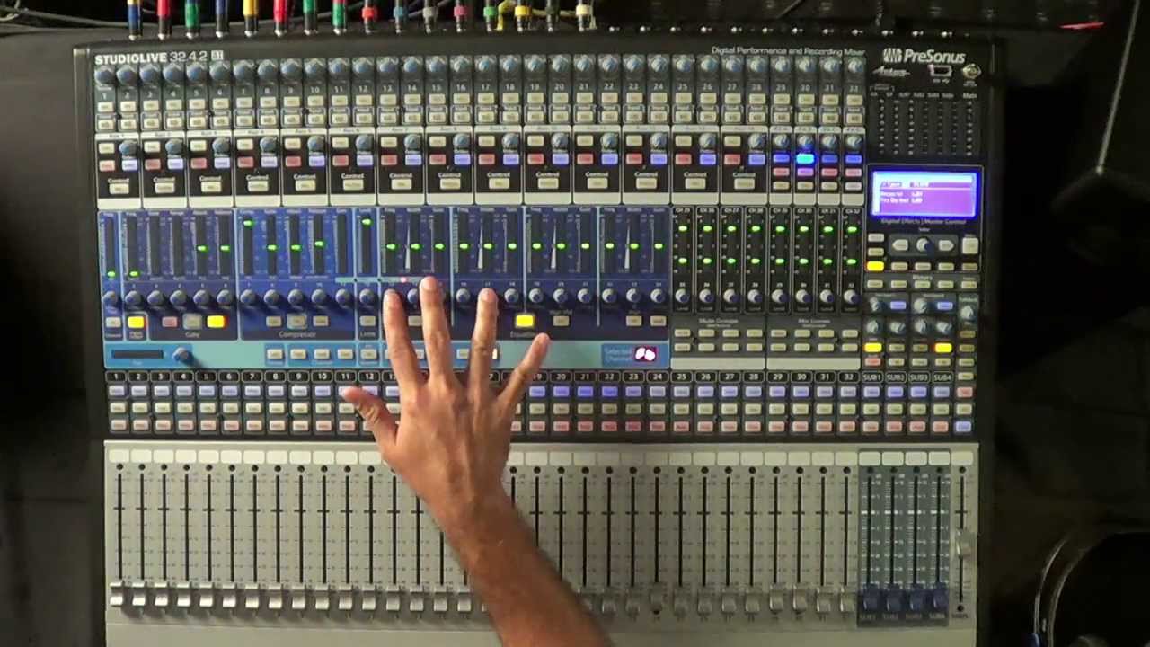 How to Set Up Effects on the StudioLive AI - YouTube