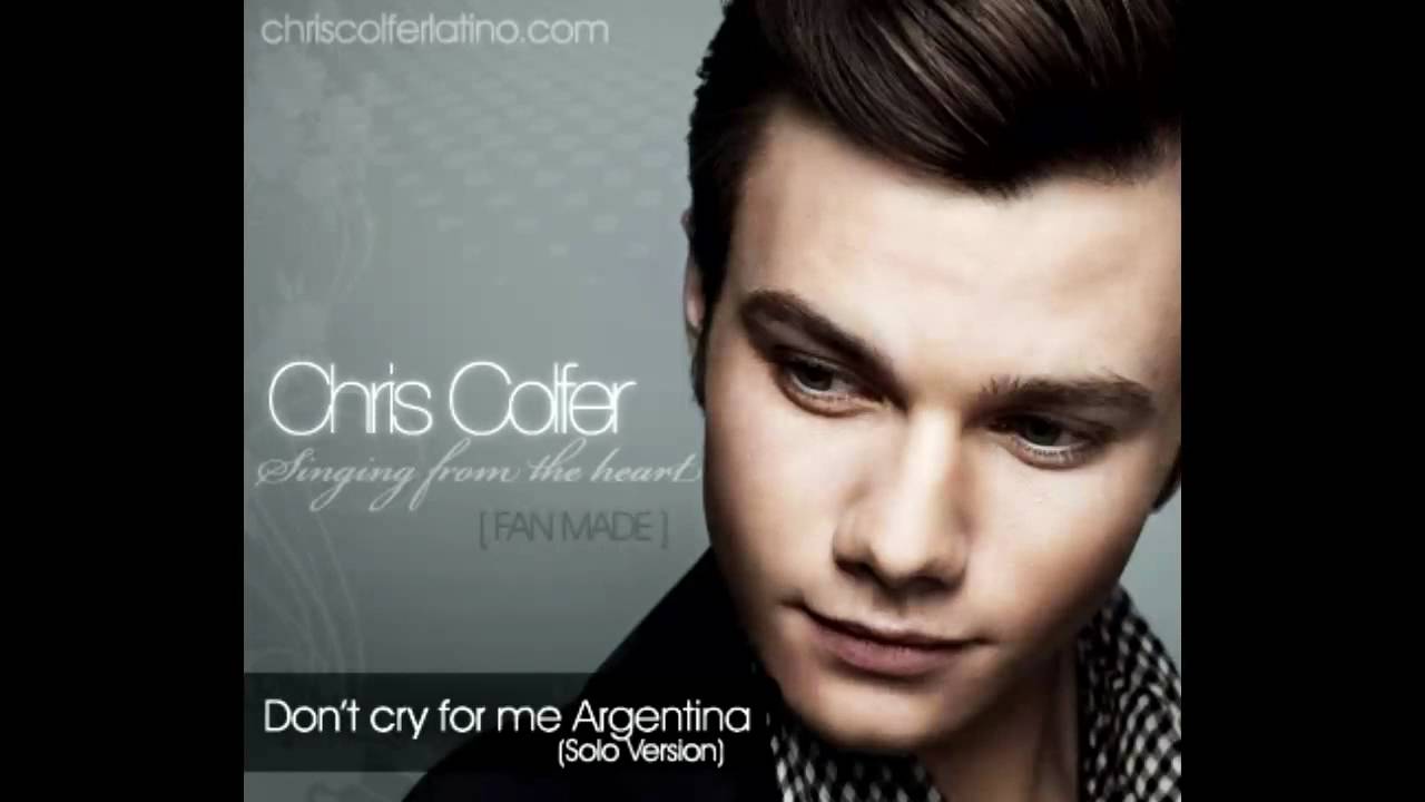 10. Don't cry for me Argentina (Solo Version) - Chris Colfer - YouTube