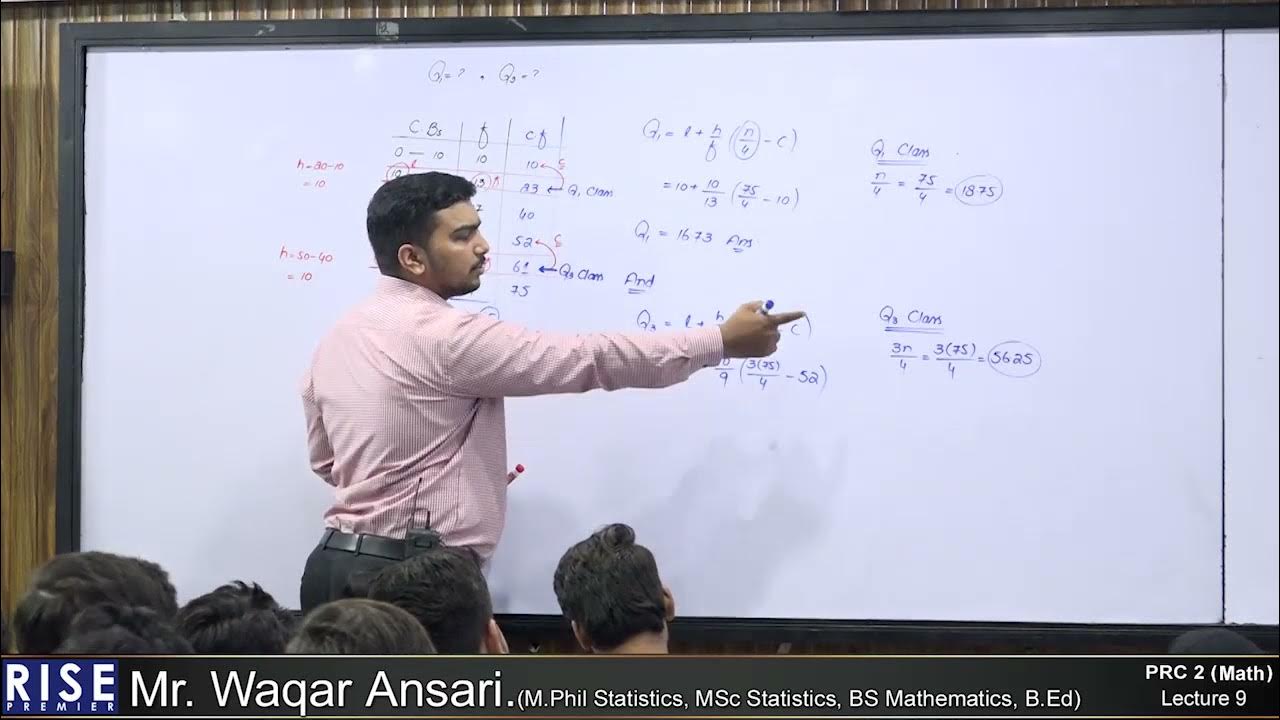 PRC 2 Stats Sir Waqar Lecture 09 - YouTube