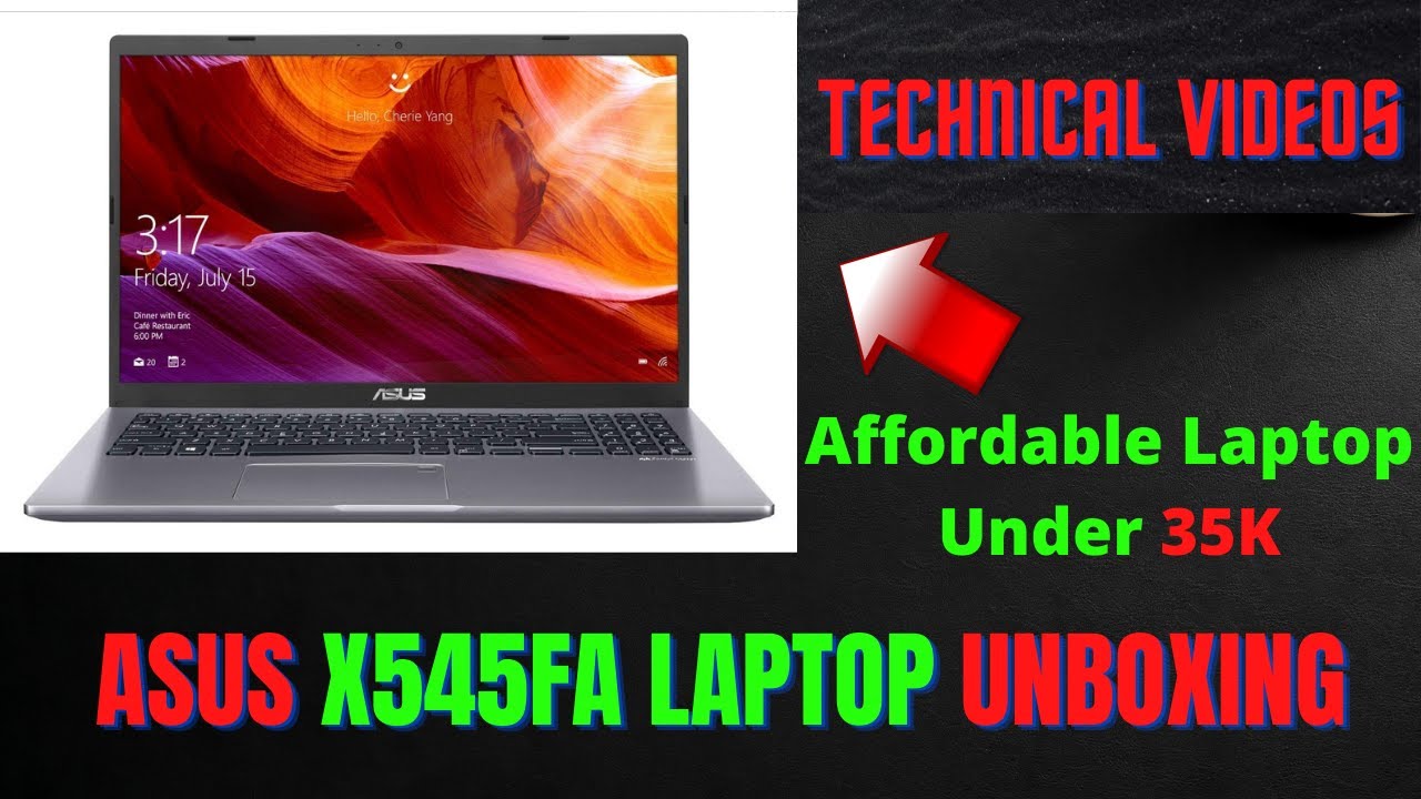 Asus x545fa Laptop Unboxing | Laptop Unboxing | Asus x545fa Vivobook ...