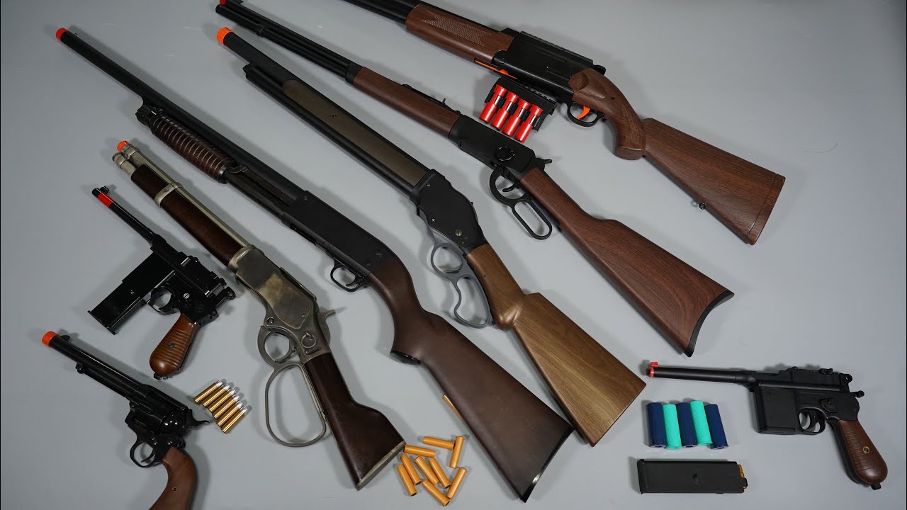 CowBoy Wild West Shell ejecting Toy Gun Airsoft Nerf Gun- Winchester ...