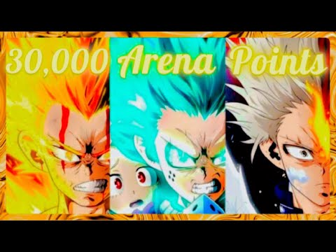 30,000 ARENA POINTS!! My Hero Academia: The Strongest Hero - YouTube