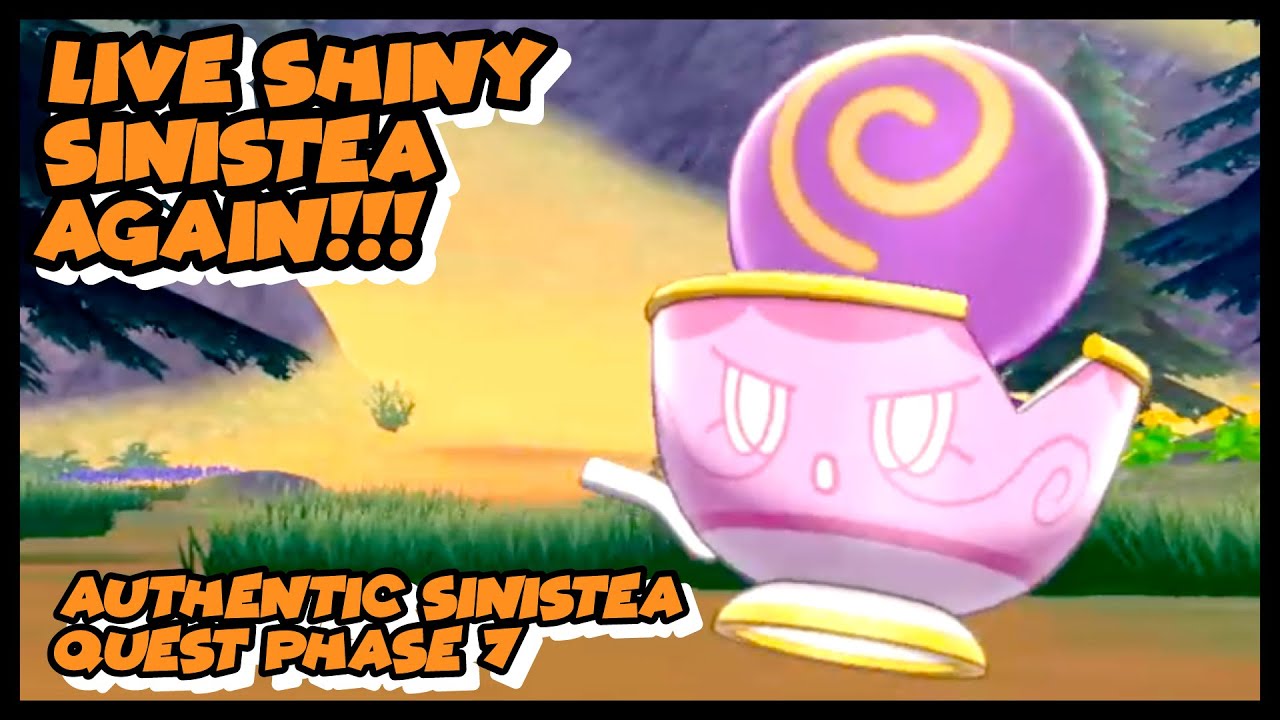 Live Shiny Sinistea #5 After Only 170 Encounters! | Shiny Authentic ...
