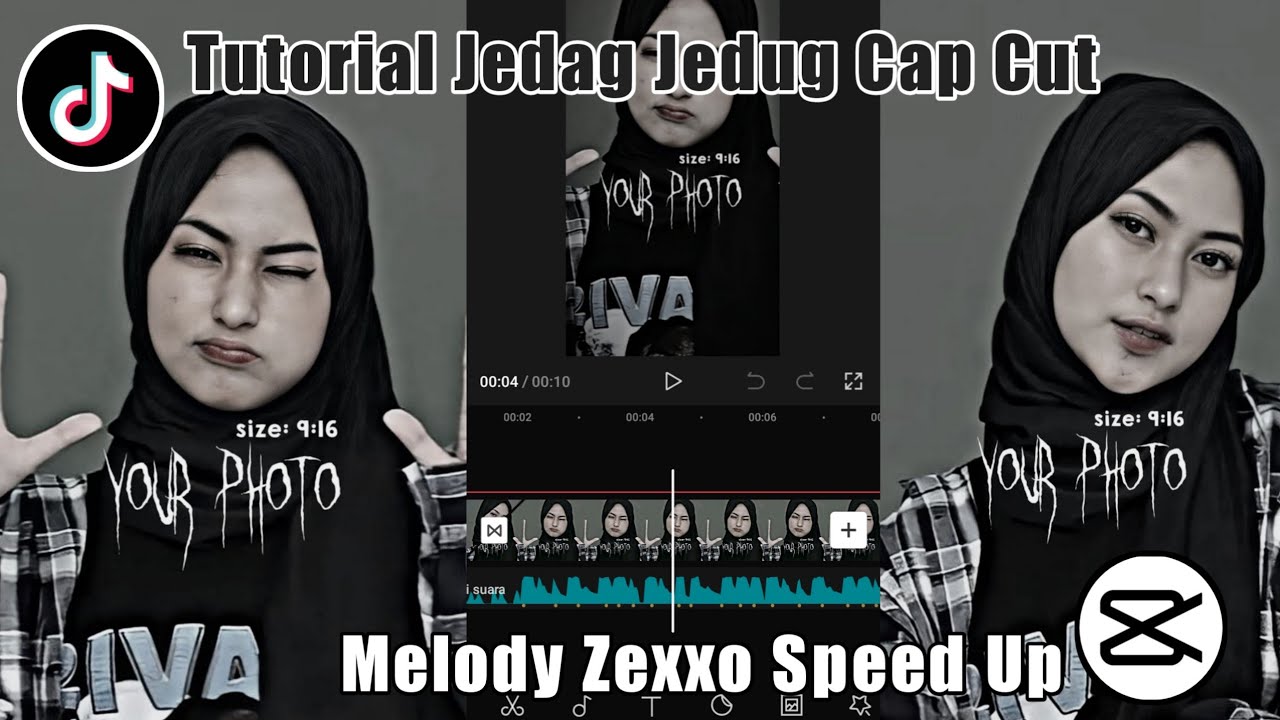 Tutorial Edit Video Jedag Jedug Cap Cut Dj Melody Zexxo Speed Up | Trend Tik Tok | - YouTube