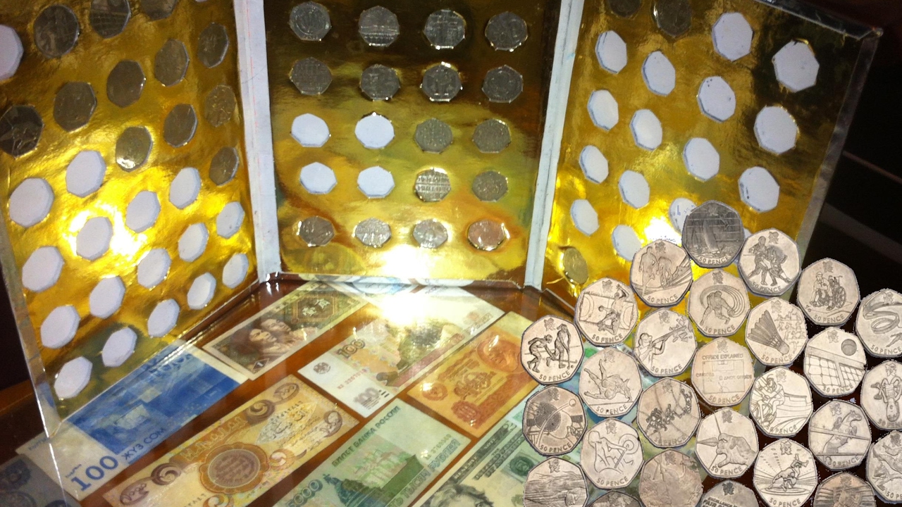Как сделать альбом для монет! How to make an album for coins - YouTube
