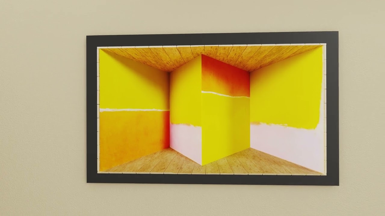 A Reverse Perspective Optical Illusion Inspired by Mark Rothko - YouTube