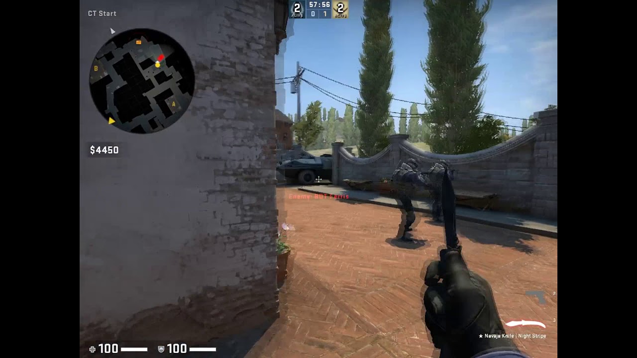 CS:GO Navaja Night Stripe [Field Tested] Skin Showcase - YouTube