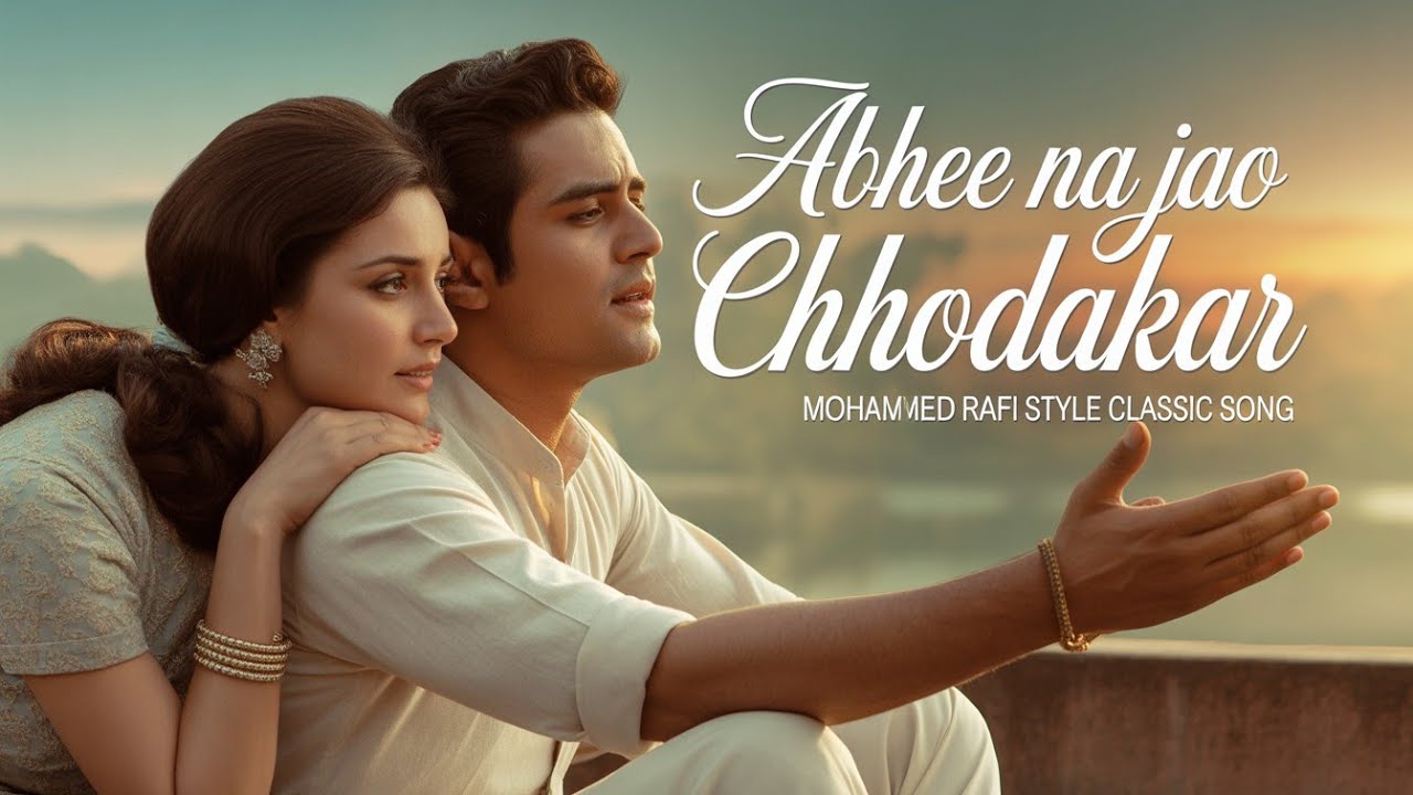 Abhi Na Jao Chhod Kar | Mohammed Rafi Style Romantic Classic Song ...