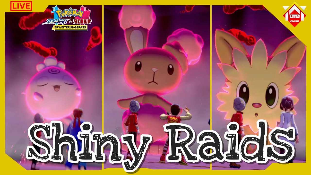 [Live] SHINY RAIDS + FLAMPION JAGD 🔴 Shiny Dyna Raids in Pokemon ...