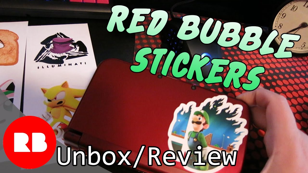Redbubble Stickers 1 Year Review - Unbox - YouTube