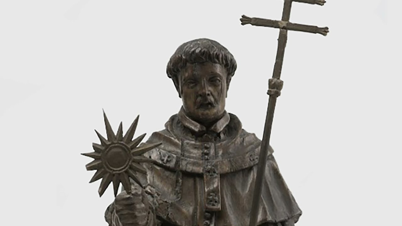 Heilige Norbertus vertrappelt de ketter Tanchelm - YouTube