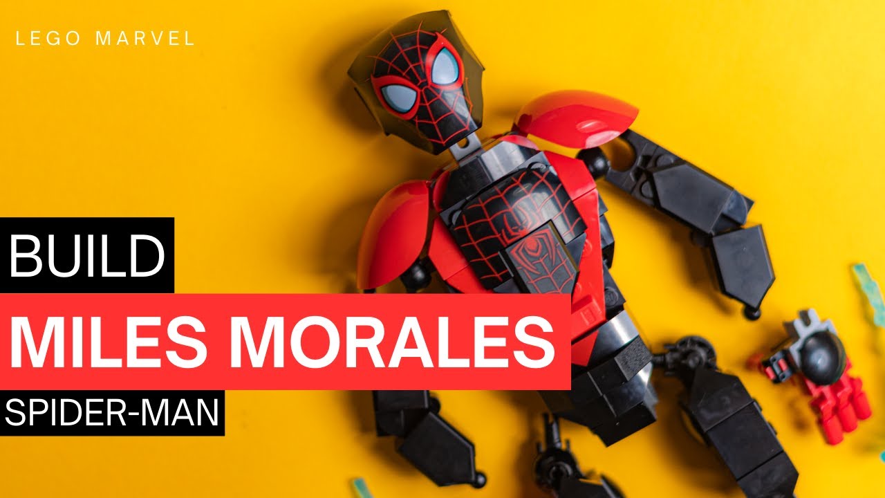MILES MORALES LEGO Marvel Spider-Man 76225 Figure | Beat Build - YouTube