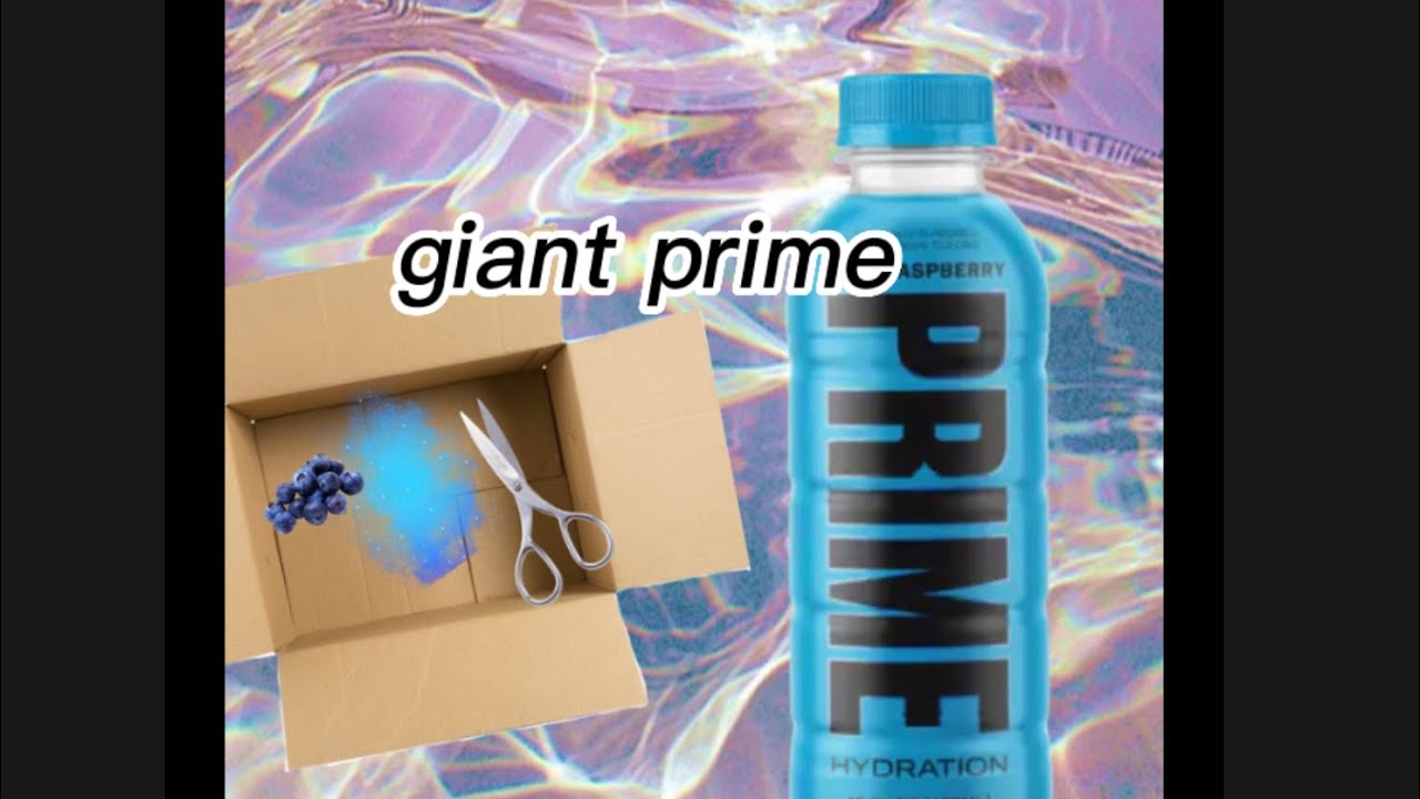 I MADE A GIANT PRIME BOTTLE-drink inside- - YouTube