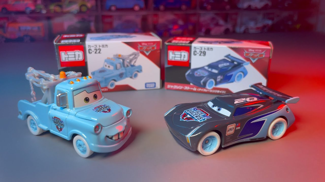 Ice Racers Jackson Storm & Mater by Tomica from Disney Pixar Cars ...