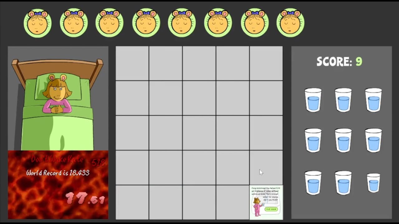 Don't Wake Kate Speedrun WR 17.51 - YouTube