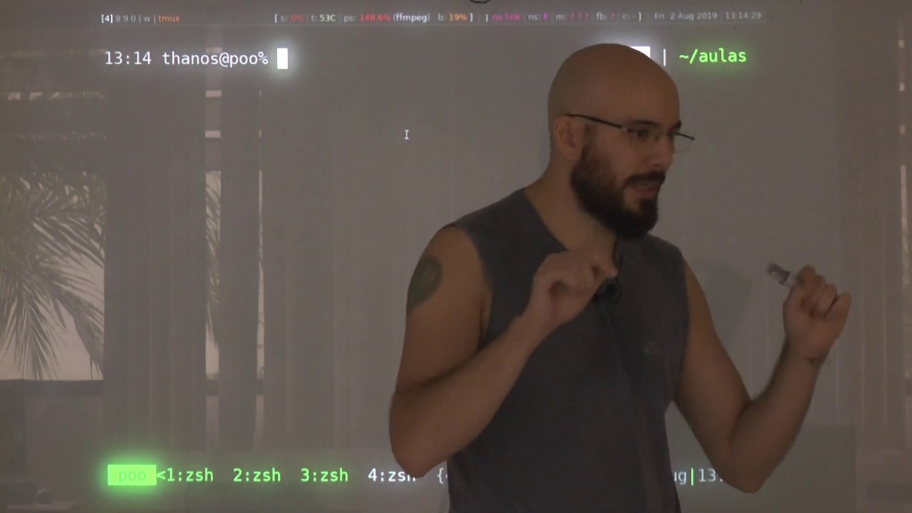Introdução em Unix (mini curso), 2019-08-02 - YouTube