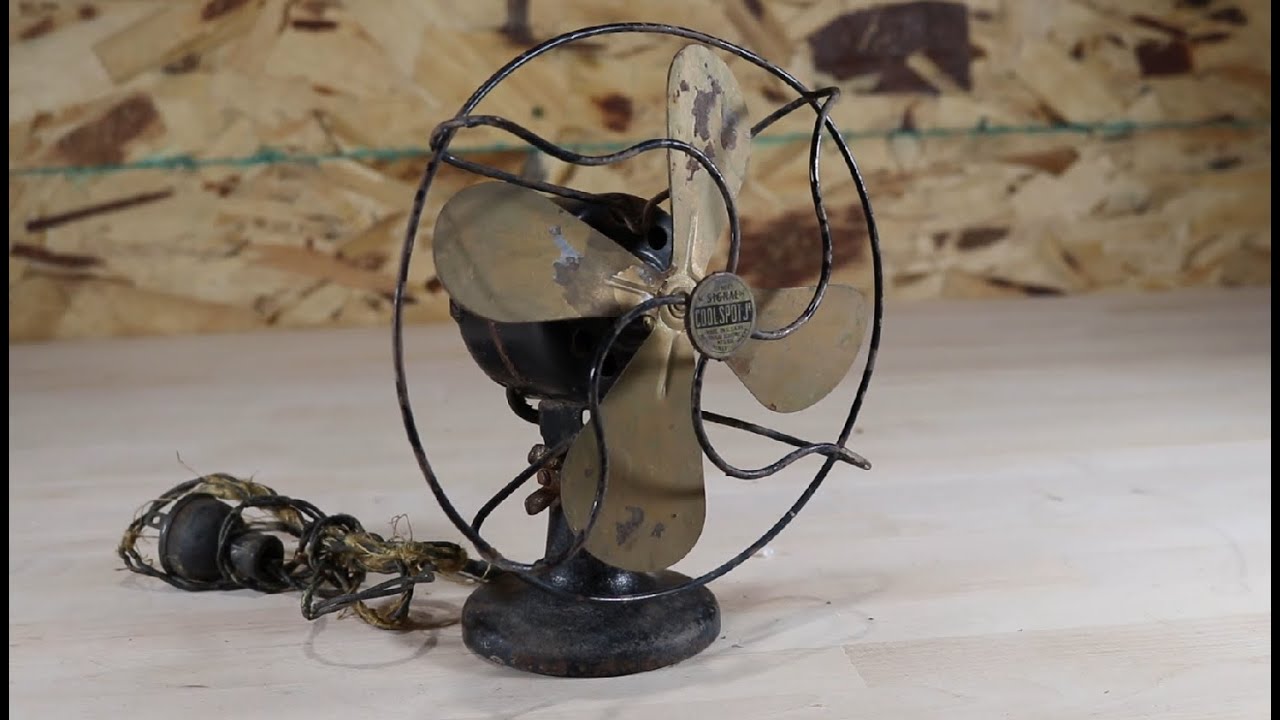 Vintage Fan Restoration Time Lapse - YouTube