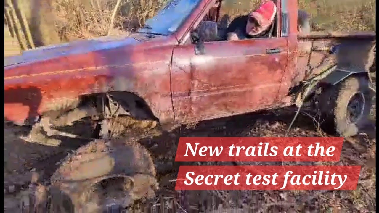 New trails at the Secret test facility. 1st gen Toyota 4runner, 84 ...