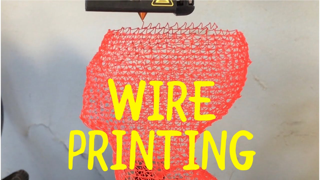 Wire Printing in Cura Slicer 4.0 on Creality Ender 3, CR-10S Pro - YouTube