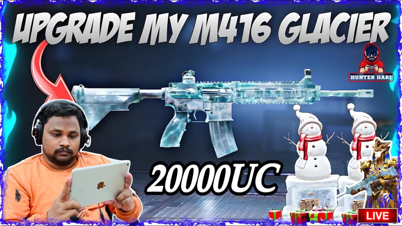 NEW CRATE OPENING || NEW AKM & M416 GLACIER || WINTER CRATE OPENING ...