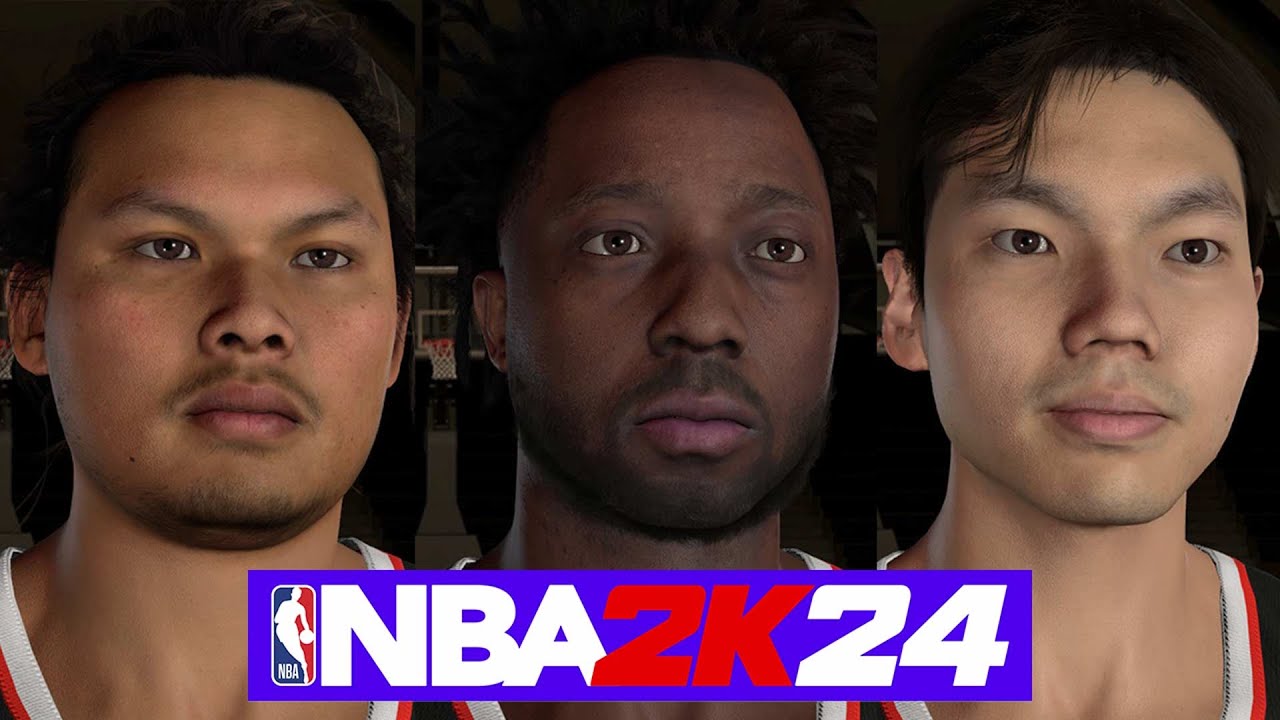 NBA 2K24 50+ NEW FACE SCANS & HAIRSTYLES (PS5, PS4, XBOX, PC) - YouTube