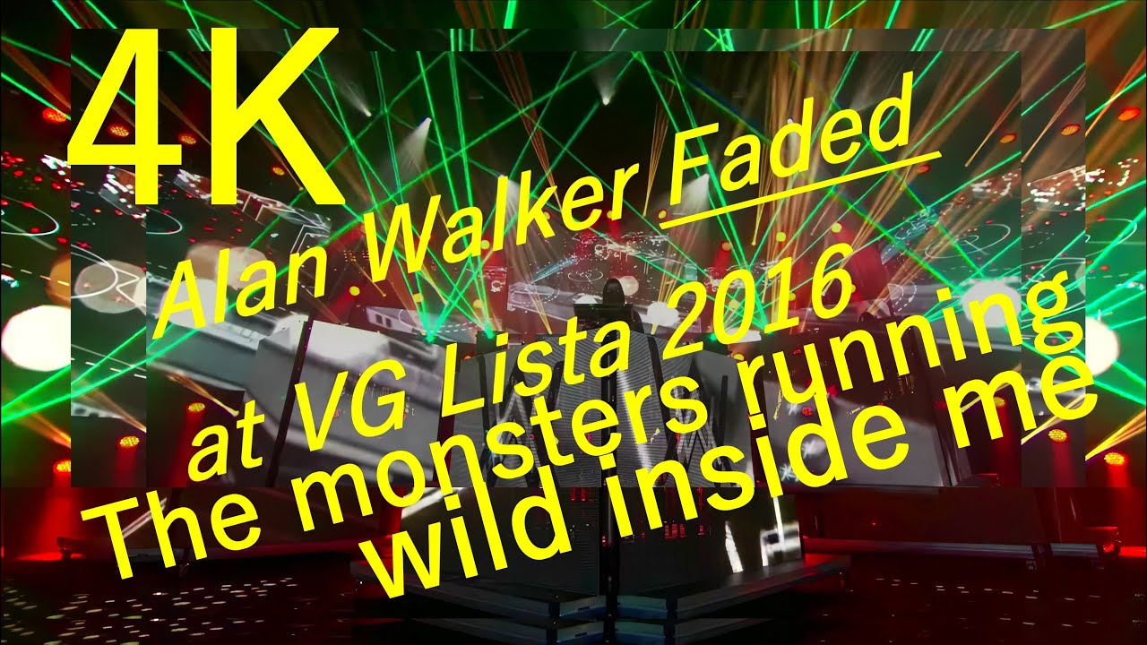 FADED Alan Walker at VG Lista 2016 Oslo, Norway (Singer: Iselin Solheim ...