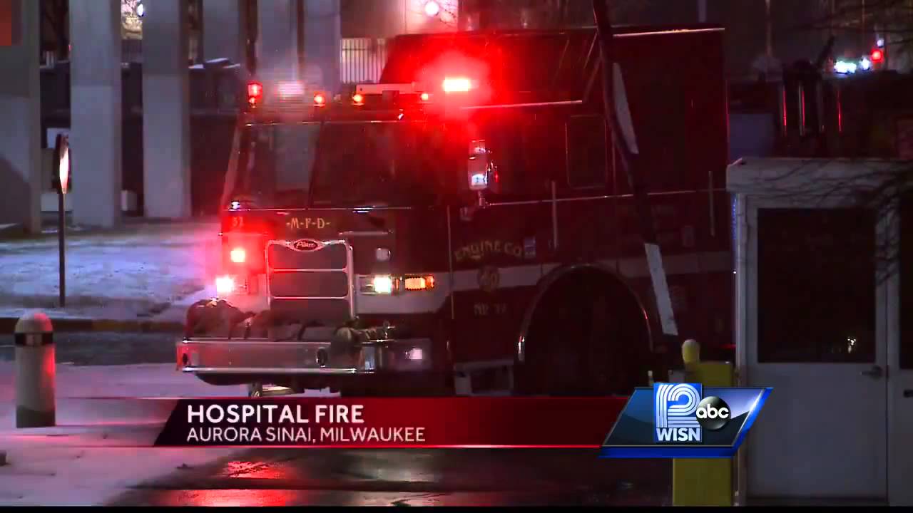Fire crews respond to hospital after fire reported in the ER - YouTube