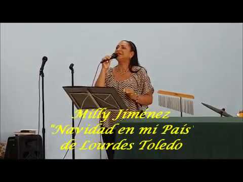 Milly Jimenez Navidad en mi Pais de Lourdes Toledo - YouTube
