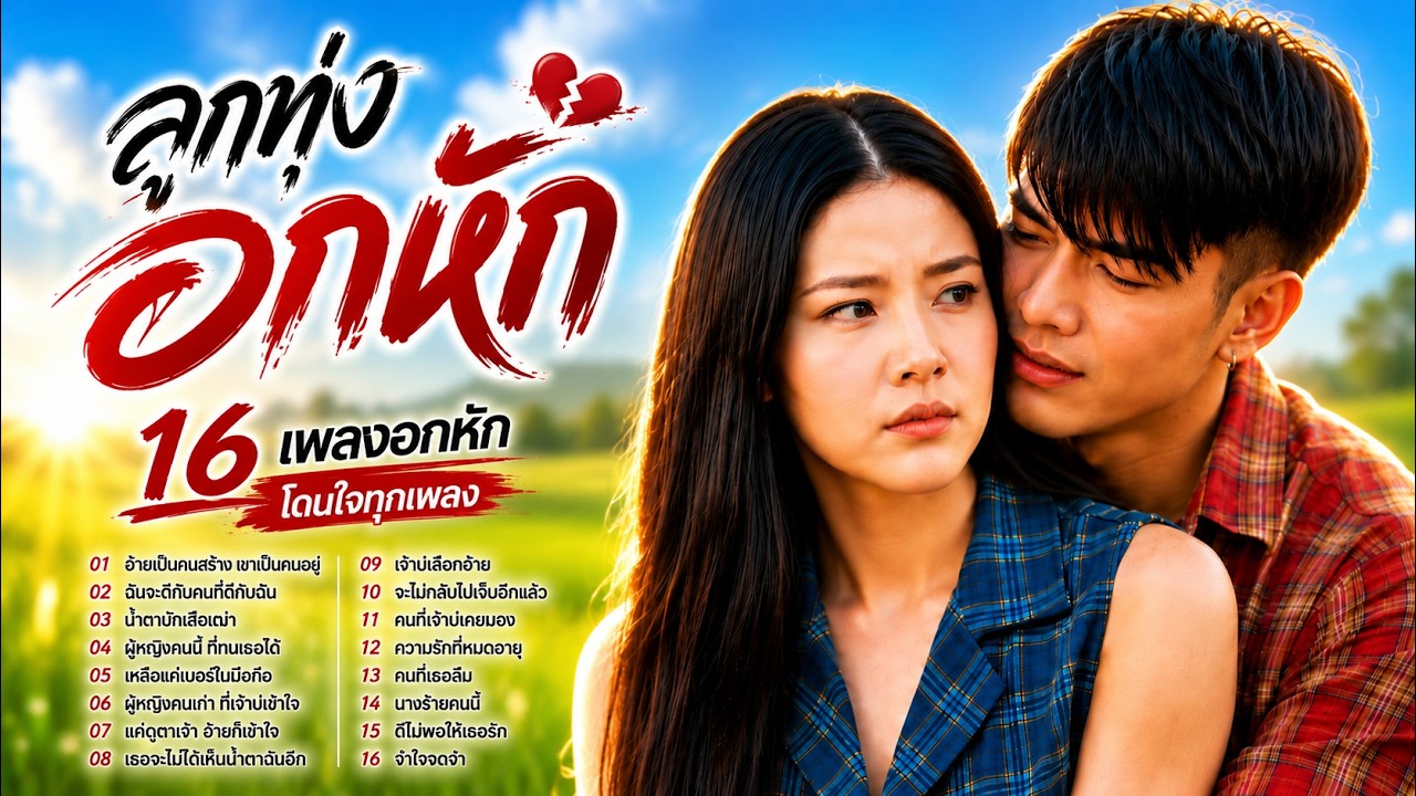 รวมเพลงลูกทุ่งอกหัก เศร้าแต่โดนใจ เพราะทุกเพลง - YouTube