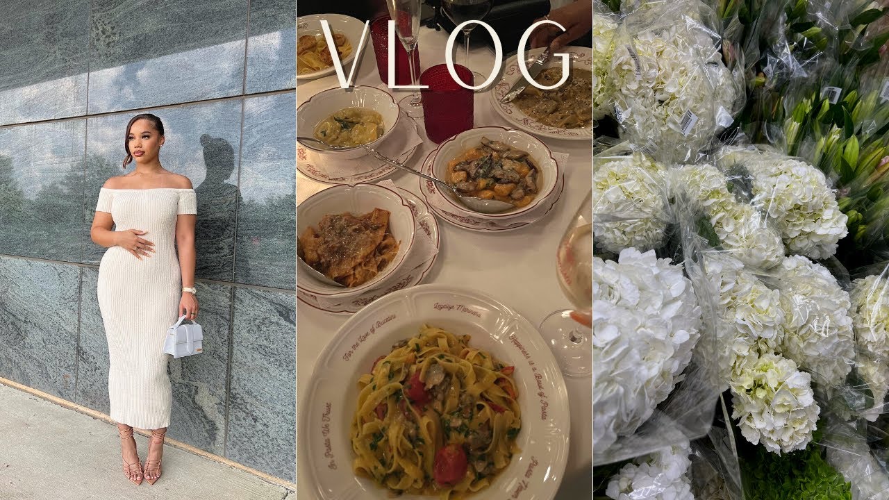 VLOG | Date Fail, Content Day, Getting Flowers, Girls Night Out, etc ...