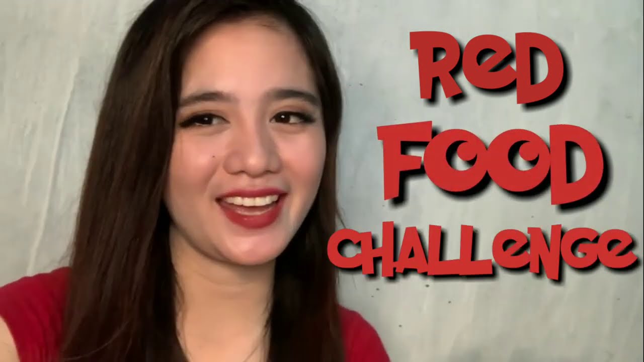 RED FOOD CHALLENGE / Q and A || VLOG 9 - YouTube