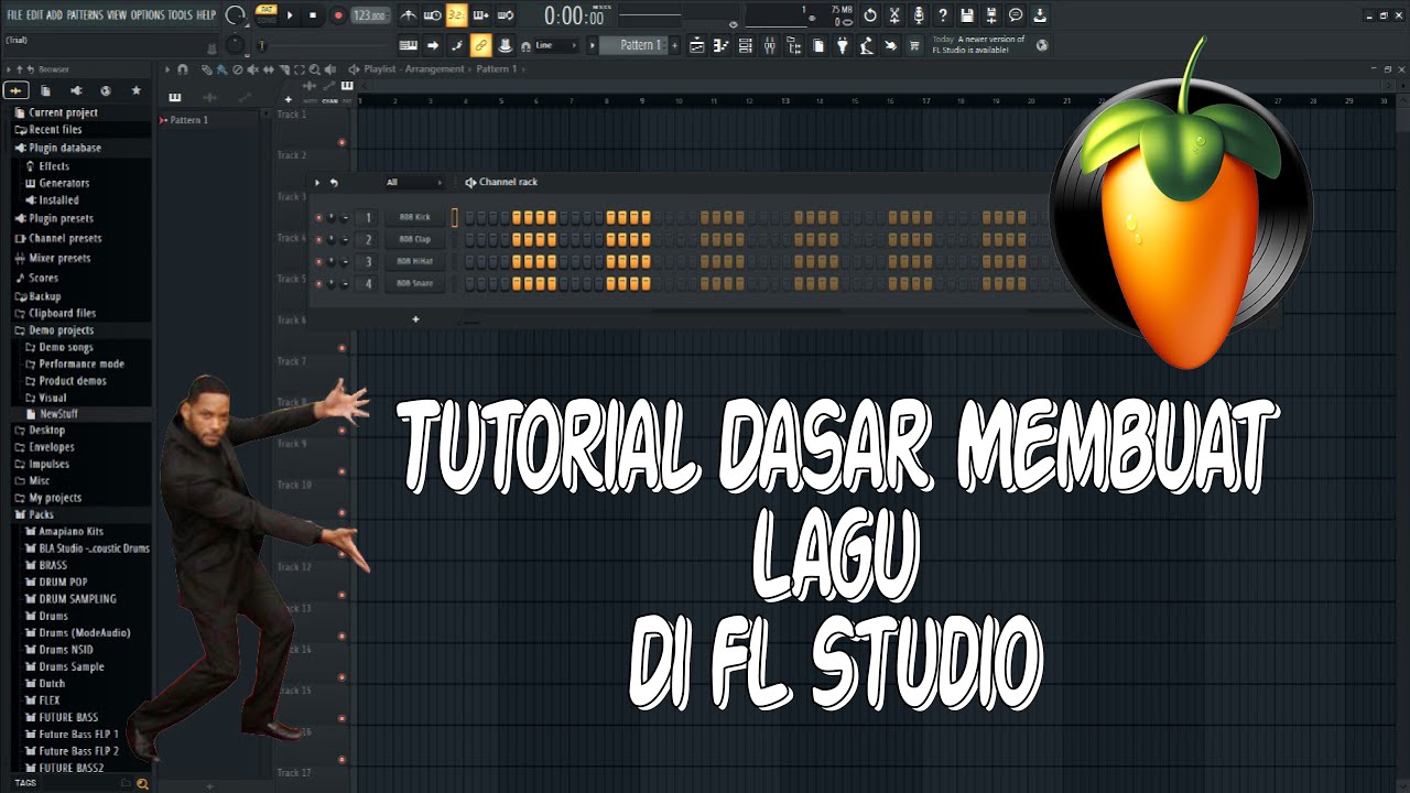 Tutorial Dasar Membuat Musik di FL Studio 21 - YouTube