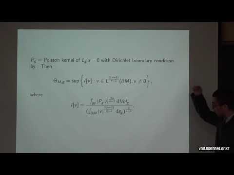 Jin, Tianling (HKUST) / On the isoperimetric ratio over scalar-flat ...