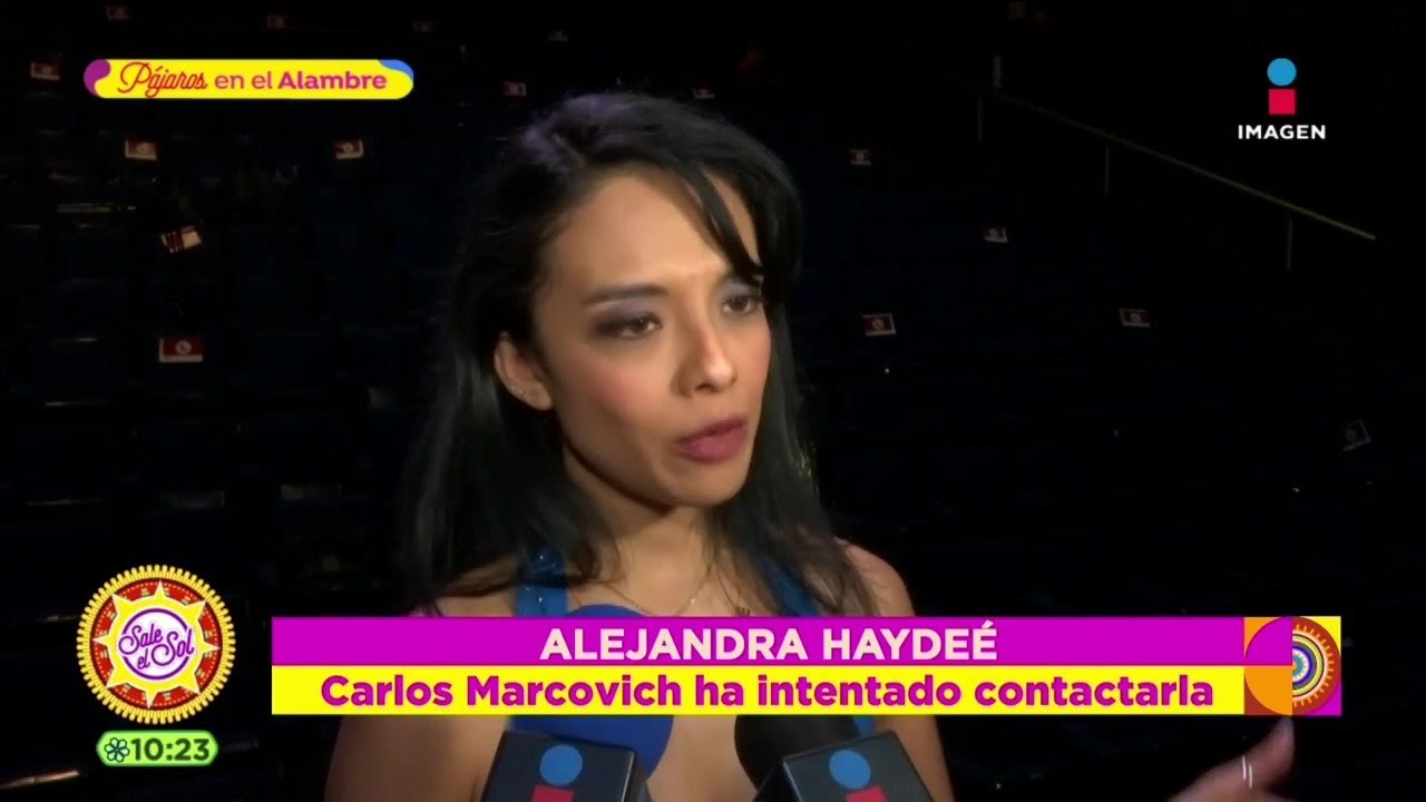 Alejandra Haydeé asegura seguirá demanda contra Carlos Marcovich por ...
