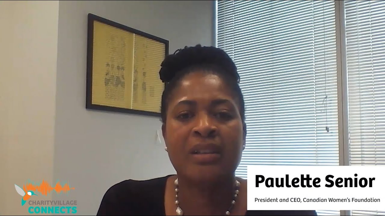 CharityVillage Connects Full interview with Paulette Senior - YouTube